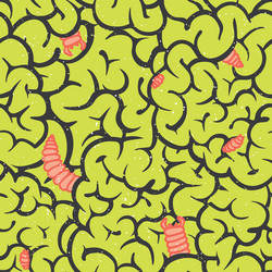 Red guts Royalty Free Vector Image - VectorStock