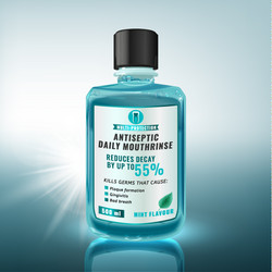 Mouthwash or oral rinse icon Royalty Free Vector Image