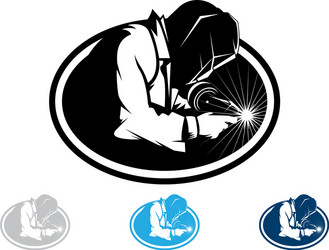 Welder fabricator Royalty Free Vector Image - VectorStock