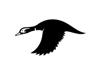 Duck hunting template Royalty Free Vector Image
