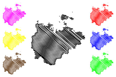 Sakha map Royalty Free Vector Image - VectorStock