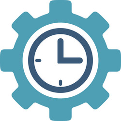 Time setup icon Royalty Free Vector Image - VectorStock