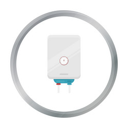 Boiler icon in cartoon style isolated on white Vector Image