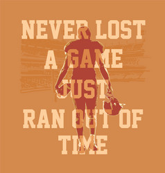 Lost a game silhouette Royalty Free Vector Image