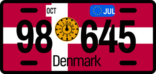 Car License Plate Eu Vector Images (over 120)