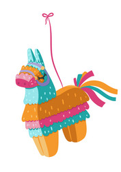 Colorful pinata Royalty Free Vector Image - VectorStock