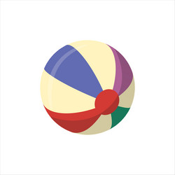 Summer beach ball Royalty Free Vector Image - VectorStock
