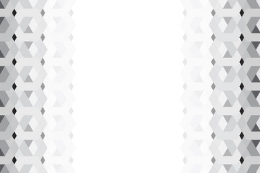 Hexagonal pattern border Royalty Free Vector Image