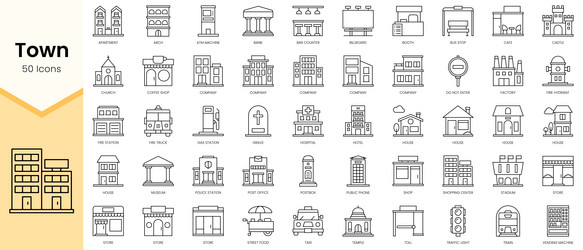 Simple Town Map