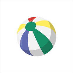 Summer beach ball Royalty Free Vector Image - VectorStock