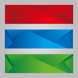 Abstract rectangle banner background design Vector Image