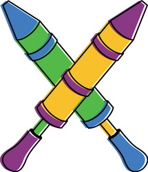 Tool object pichkari indian tradition Royalty Free Vector