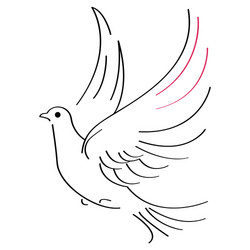 Holy Spirit Dove Drawing