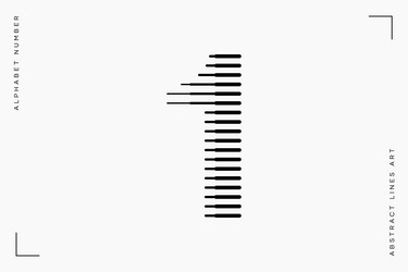 Abstract Number 1 Vector Images (over 11,000)