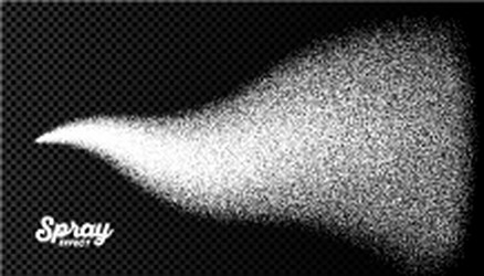 Water spray mist effect on transparent background Vector Image