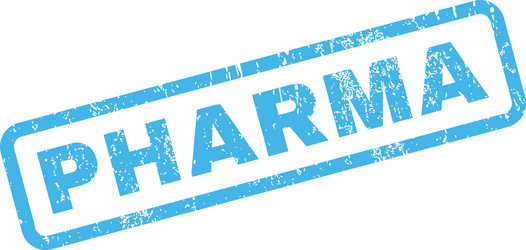 Generic pharma text rubber stamp Royalty Free Vector Image
