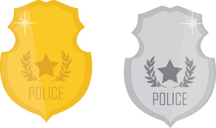 Police badge Royalty Free Vector Image - VectorStock