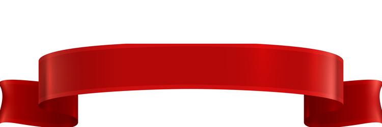 Red ribbon empty composition Royalty Free Vector Image