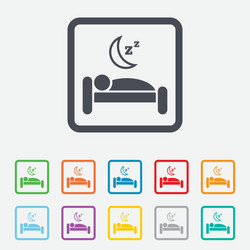 Resting place sign Royalty Free Vector Image - VectorStock