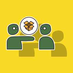 Sticker Dropbox Logo Vector Images (18)