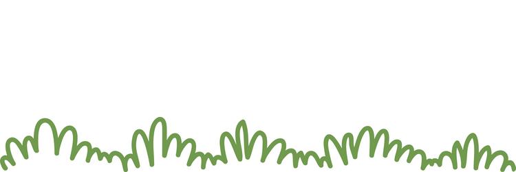 Hand drawn grass line drawing Royalty Free Vector Image