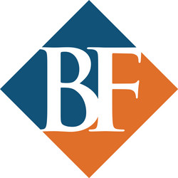 Initial letter bf logo template design Royalty Free Vector