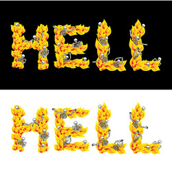 Hell Font Vector Images (over 780)