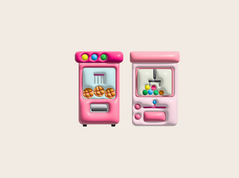 Collection ball game box icon and pick up Vector Image