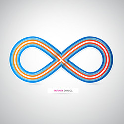 Hand drawn infinity sign Royalty Free Vector Image