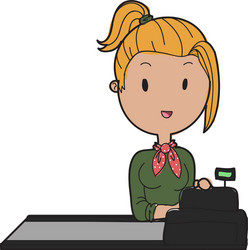 Shop Assistant Cartoon Vector Images (over 2,500)