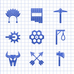 Crossed Tomahawk Vector Images (over 500)