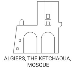 Famous Landmarks of Algeria Vector Images (49)