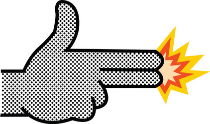 Cartoon Finger Gun Vector Images (over 210)