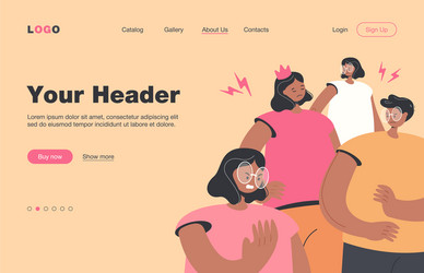 Arrogant selfish person in crown Royalty Free Vector Image