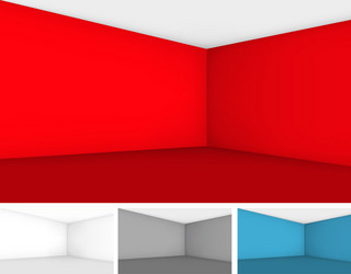 Empty room template Royalty Free Vector Image - VectorStock