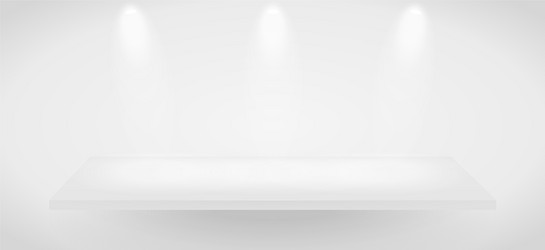 Exhibition 3d scene template Royalty Free Vector Image