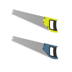 Hand saw cartoon isolated Royalty Free Vector Image