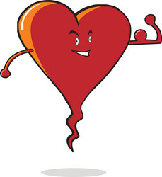 Heart bleeding Royalty Free Vector Image - VectorStock