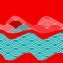 Chinese Wave Vector Images (over 10,000)
