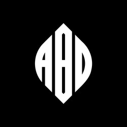 Abo logo letter design Royalty Free Vector Image