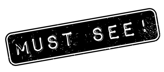 Must see rubber stamp Royalty Free Vector Image