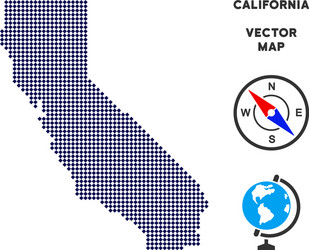 California Dots Map Vector Images (over 210)