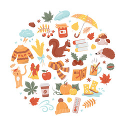 Fall Leaves Circle Vector Images (over 2,400)