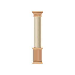 Classic architecture column Royalty Free Vector Image