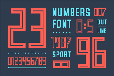 Inline Font Bold Vector Images (over 100)