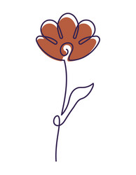 Flower One Color Vector Images (over 3,100)