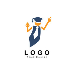 People logo letter p design and template Vector Image