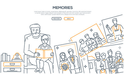 Memories Banner Family Vector Images (over 350)