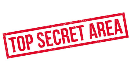 Top secret area rubber stamp Royalty Free Vector Image