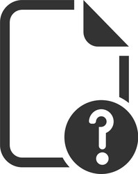 Unknown file icon Royalty Free Vector Image - VectorStock